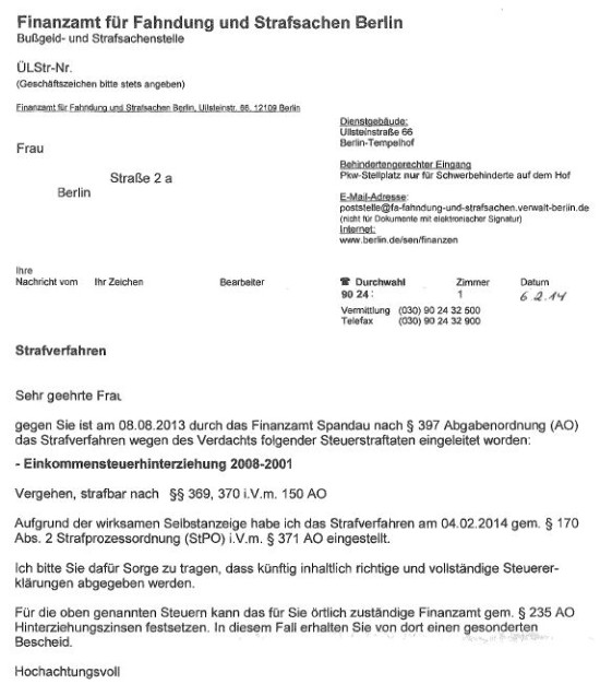 Selbstanzeige, so endet das, jedenfalls hier | Steuerstrafrecht ...