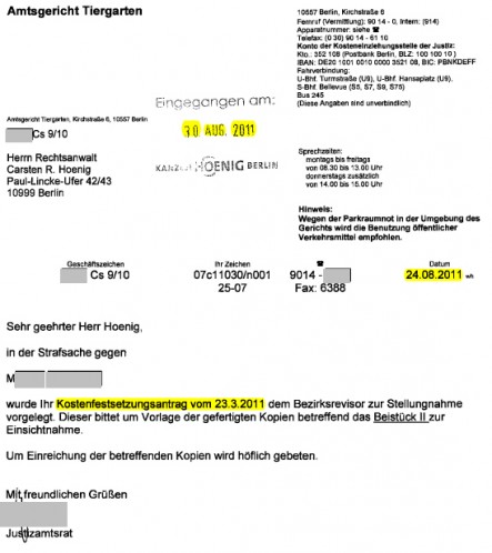 Höchststrafe für den Verteidiger: Der Bezirksrevisor | Justiz | Kanzlei ...